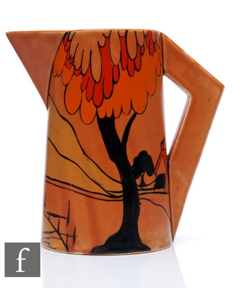 Clarice Cliff | Clarice Cliff - Latona House & Bridge - A large conical ...