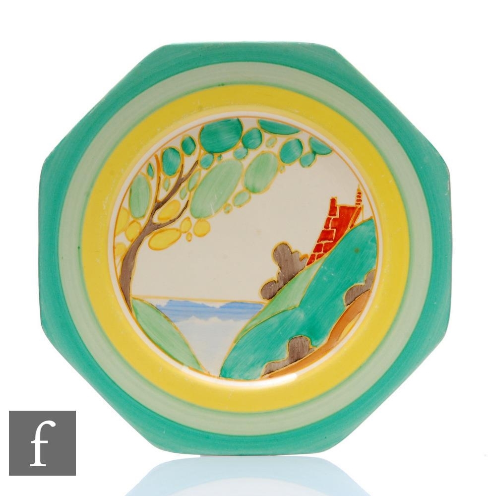 Clarice Cliff | Clarice Cliff - Secrets - A large octagonal plate circa ...