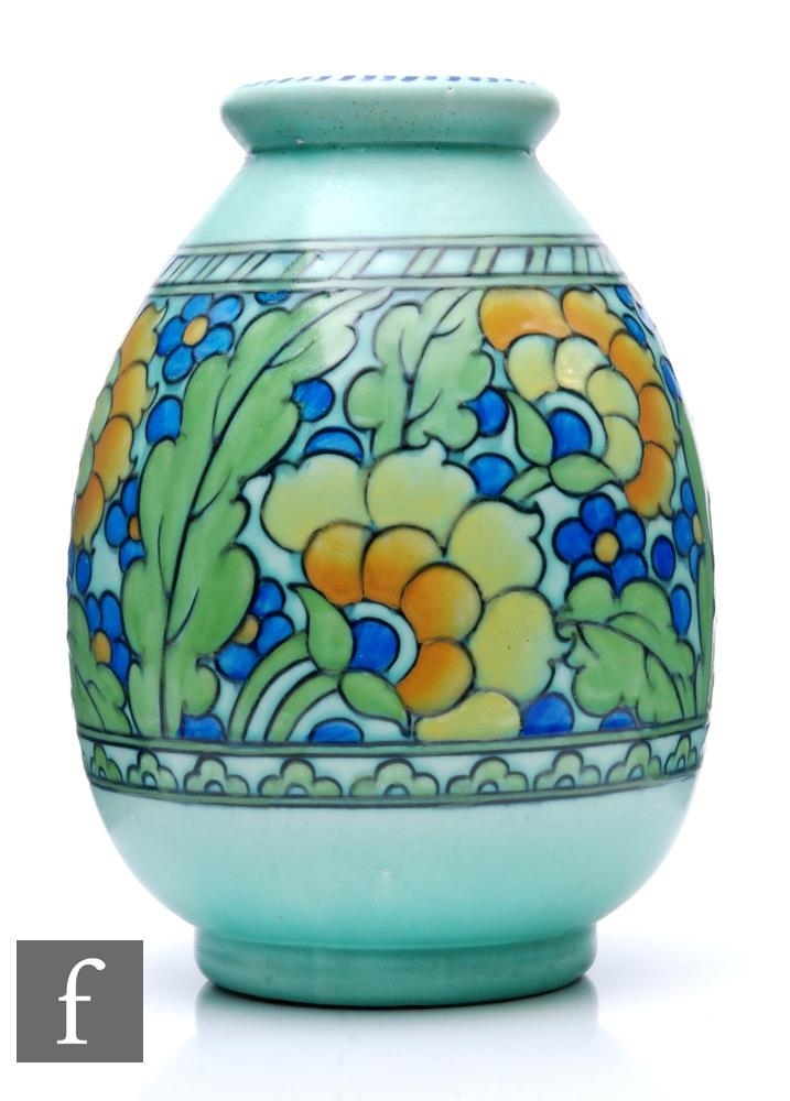 Charlotte Rhead | Charlotte Rhead - Crown Ducal - A large vase of ovoid ...
