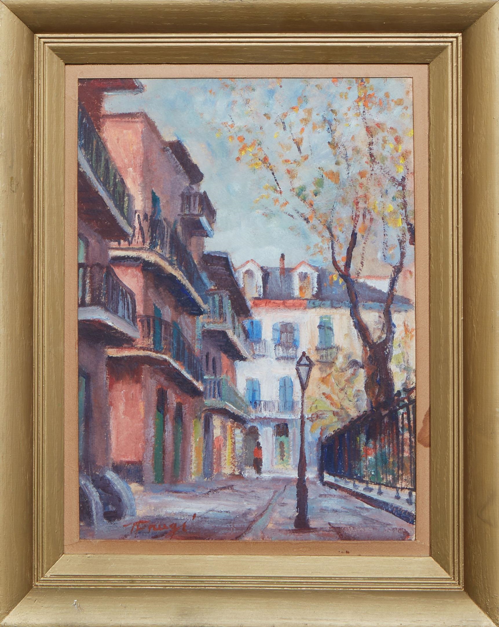 Nestor H. Fruge | French Quarter Street Scene, | MutualArt
