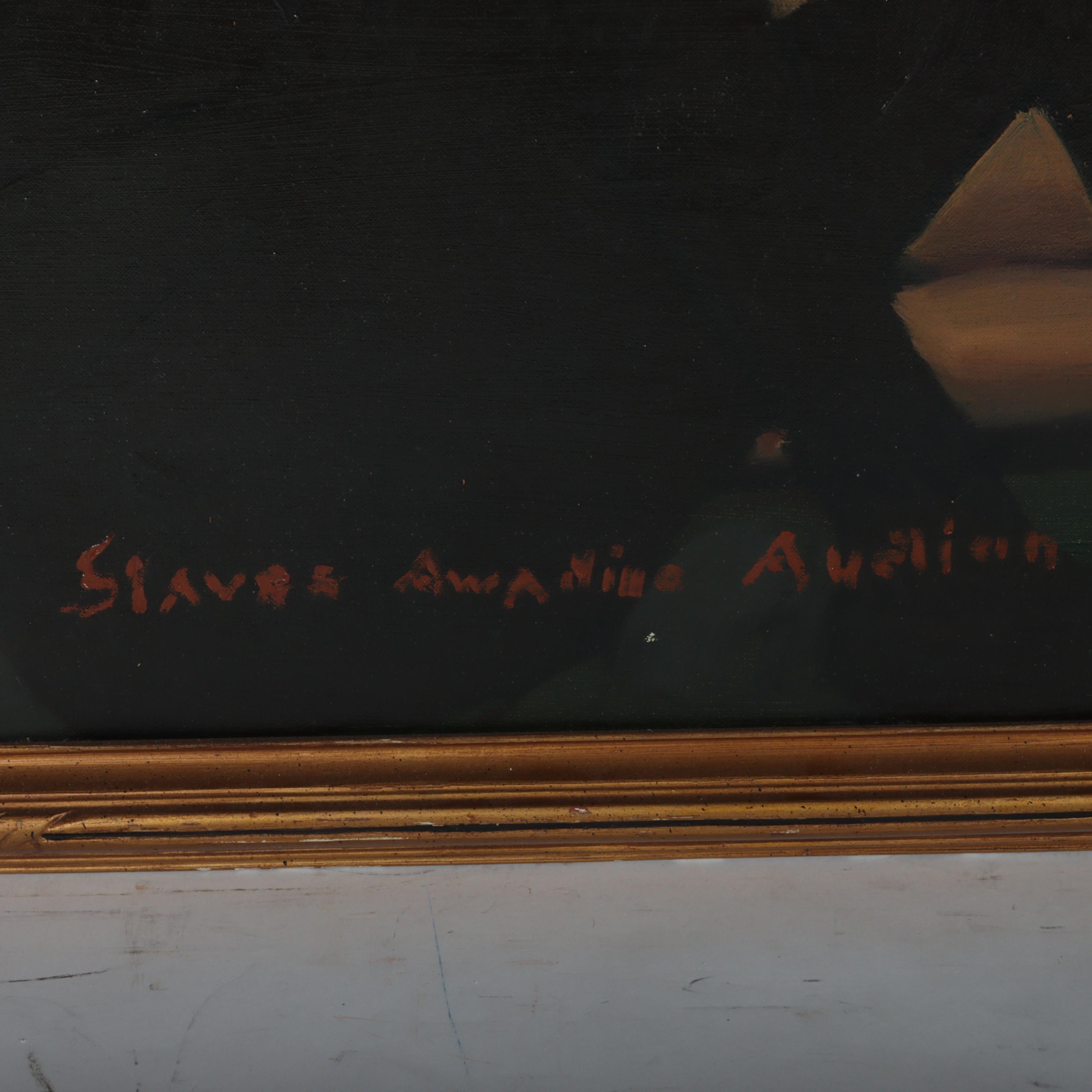 Elmer Ellsworth Spenner | Slaves Awaiting Auction | MutualArt