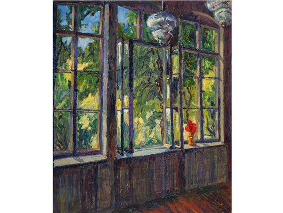 August Rieger | View from the veranda | MutualArt