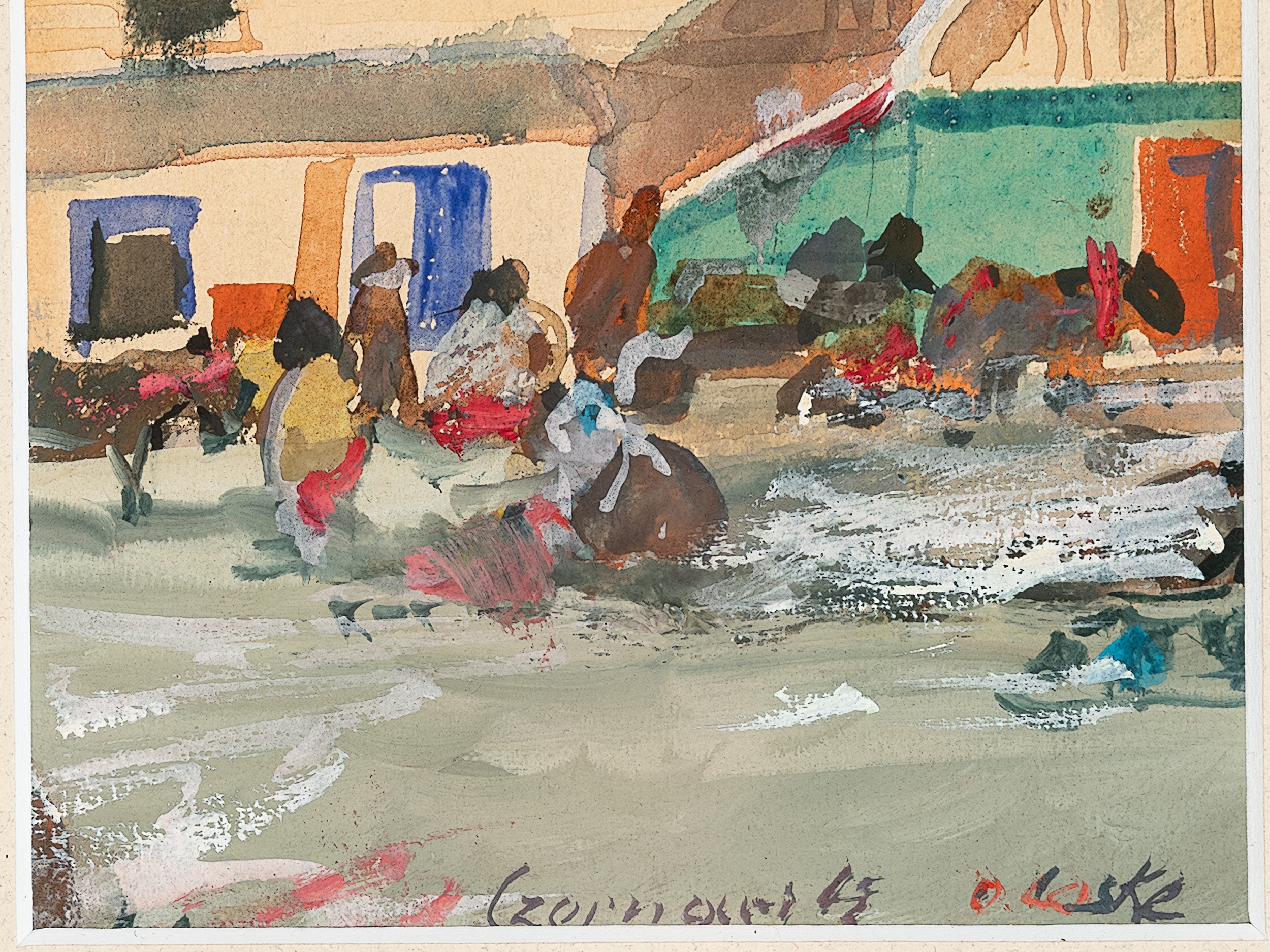 Oskar Laske | Market in Chernivtsi | MutualArt