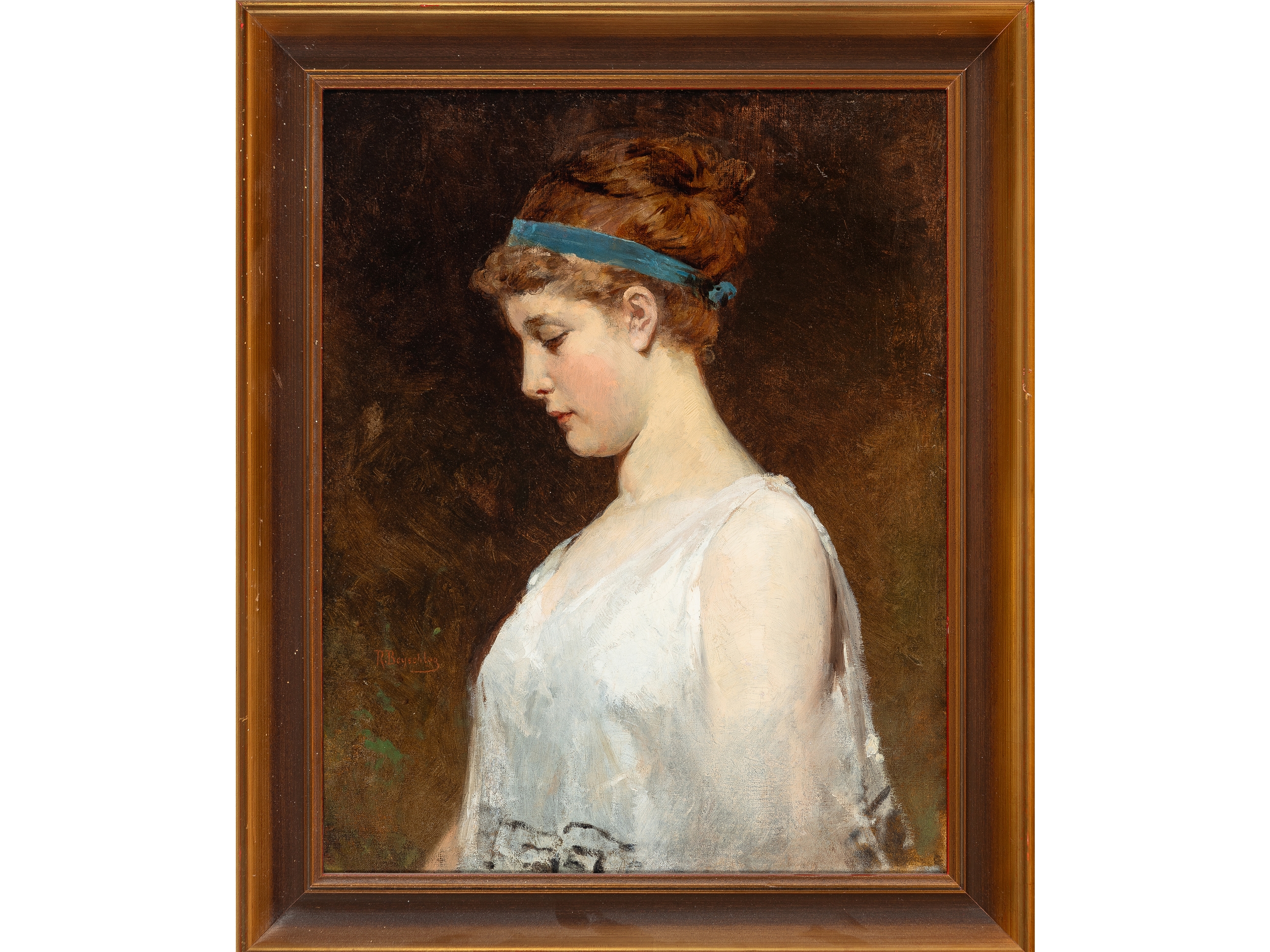 Robert Julius Beyschlag | Portrait of a girl | MutualArt