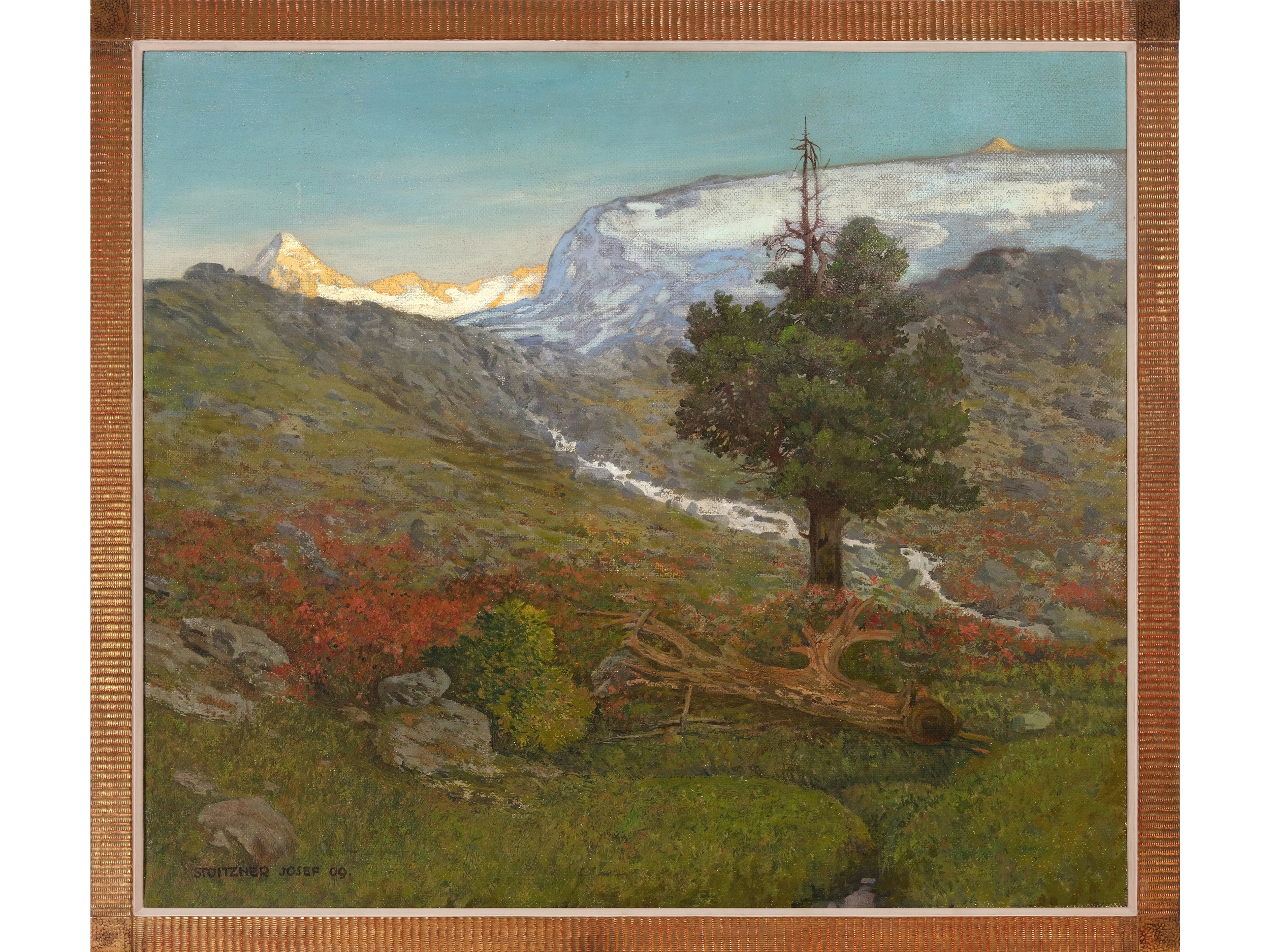 Josef Stoitzner | Upper Sulzbach Valley with Hoher Geiger (1909 ...