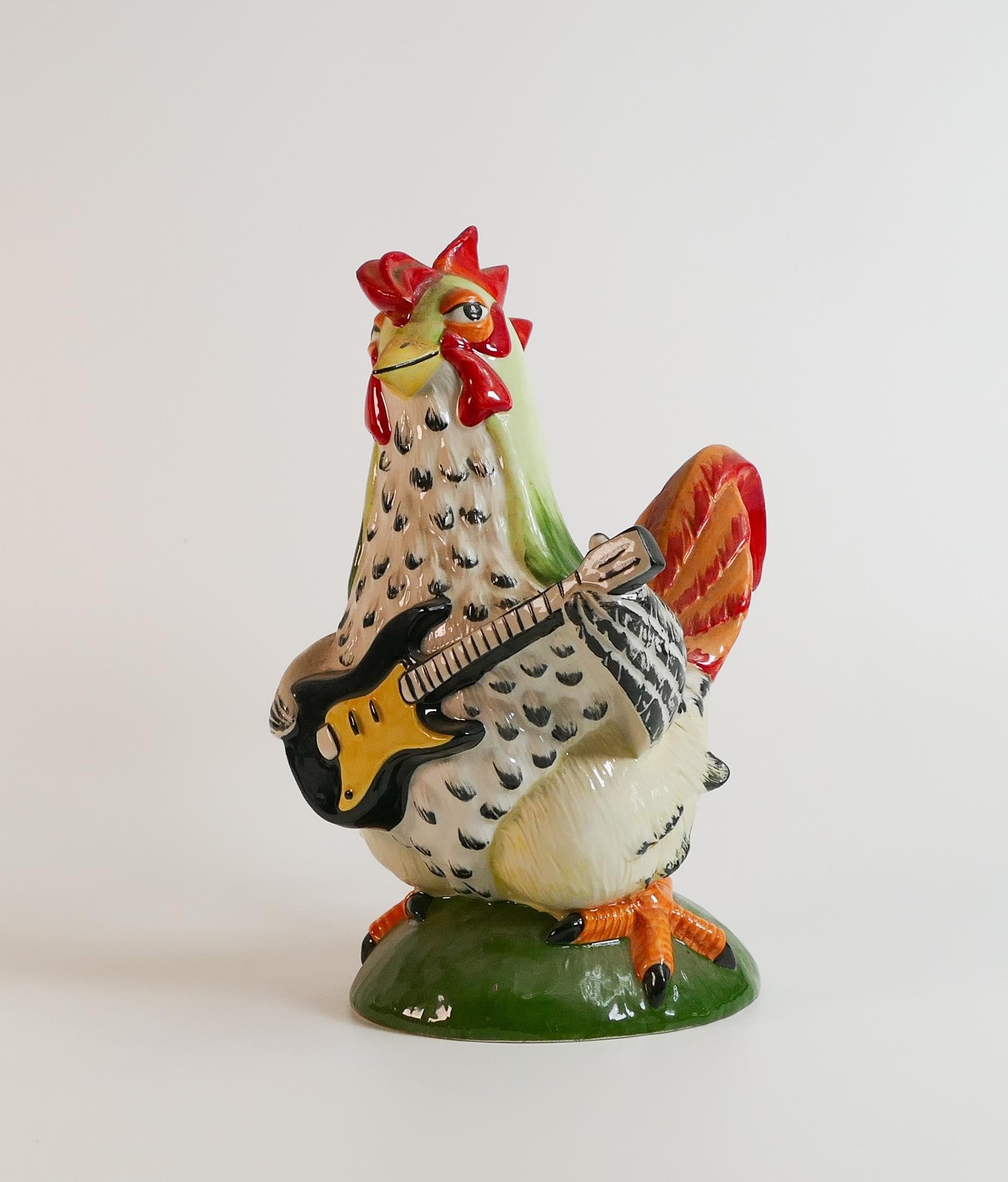Lorna Bailey | Lorna Bailey Rocking Rooster with guitar. Limited ...