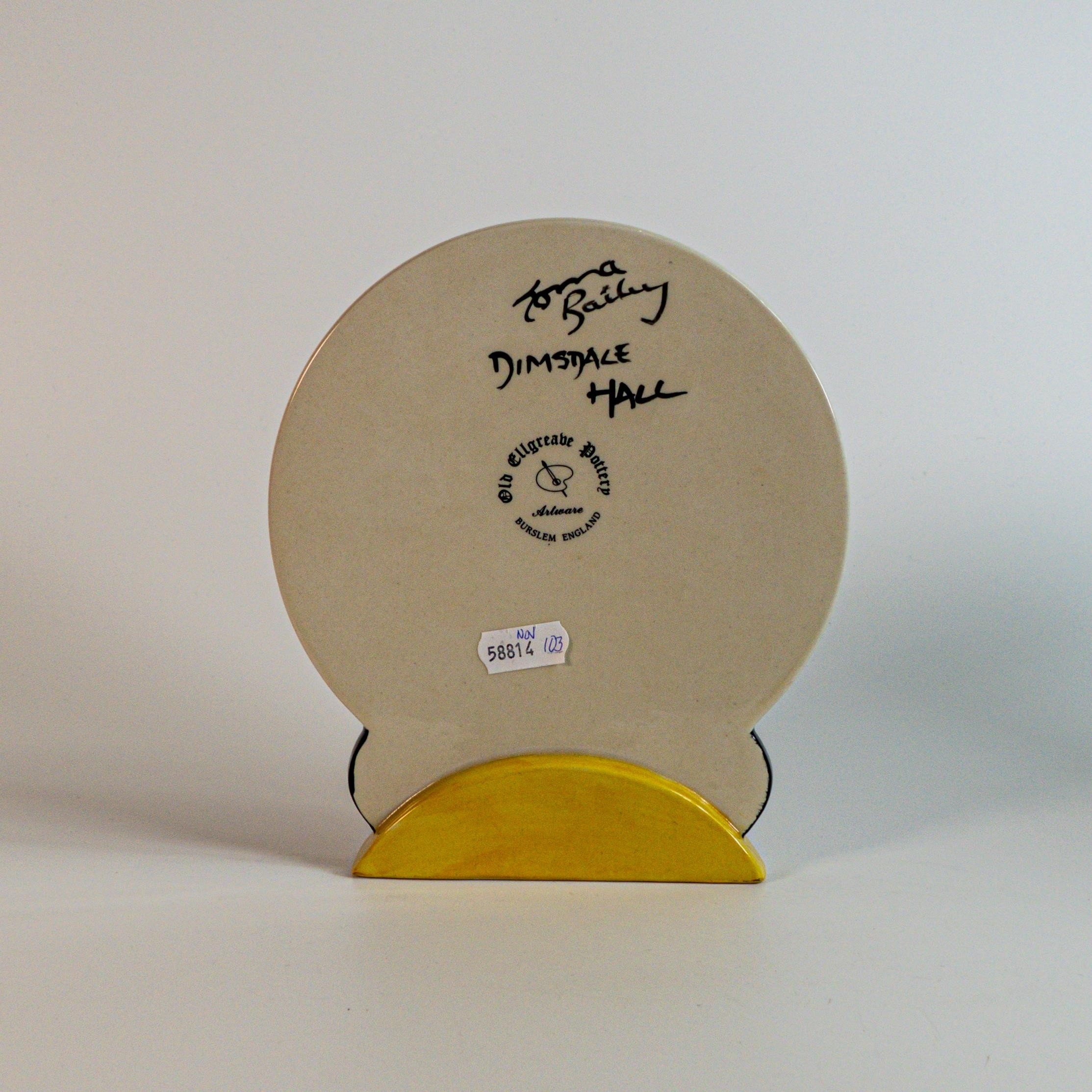 Lorna Bailey | Lorna Bailey Dimsdale Hall pattern plaque, Old Ellgreave backstamp, height 19cm ...