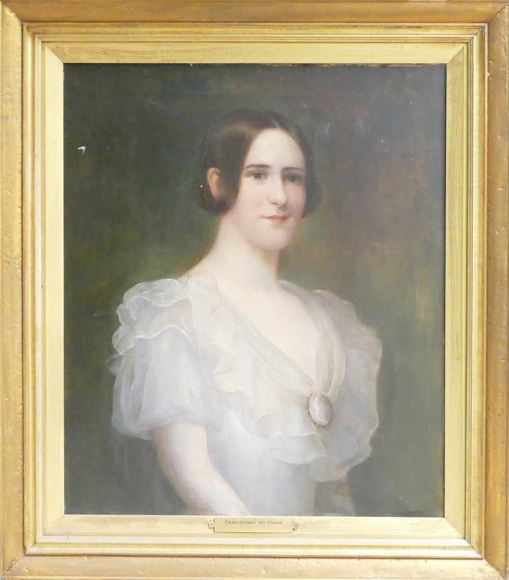 Ida Baumann | Ida BAUMANN, portrait painting of Emma Grinke nee Evans ...
