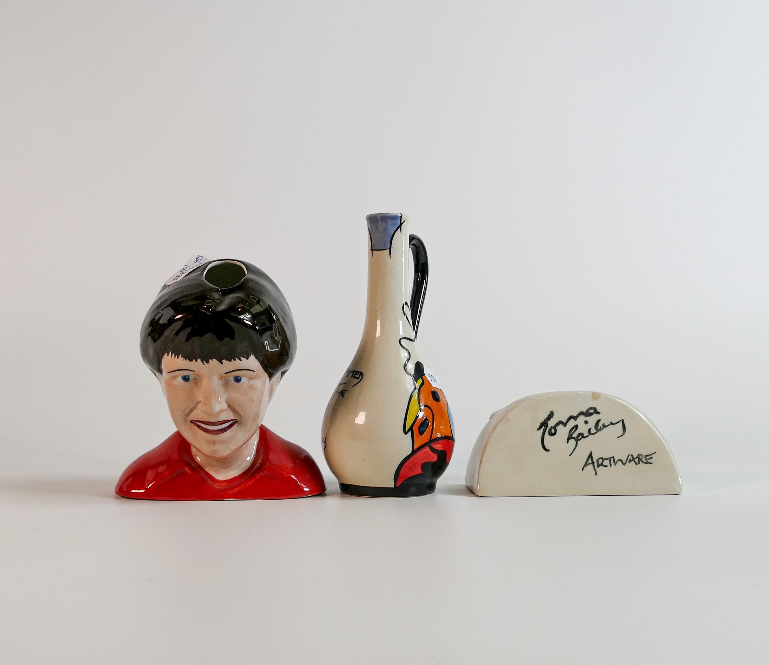 Lorna Bailey | Lorna Bailey Collectors Club Hill House jug, bust & name ...