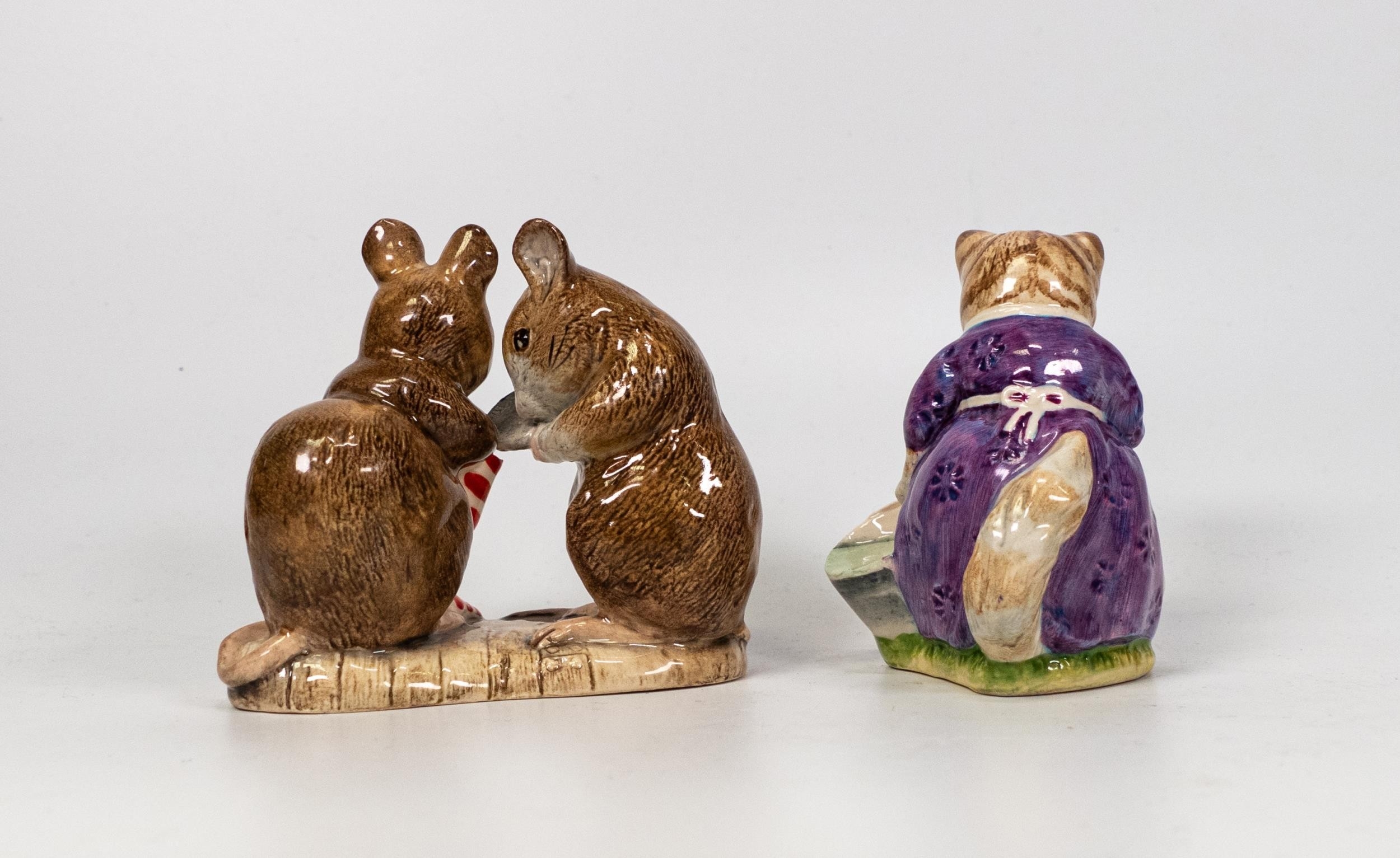 Beatrix Potter | Royal Albert rare Beatrix Potter figure Ribby and the ...