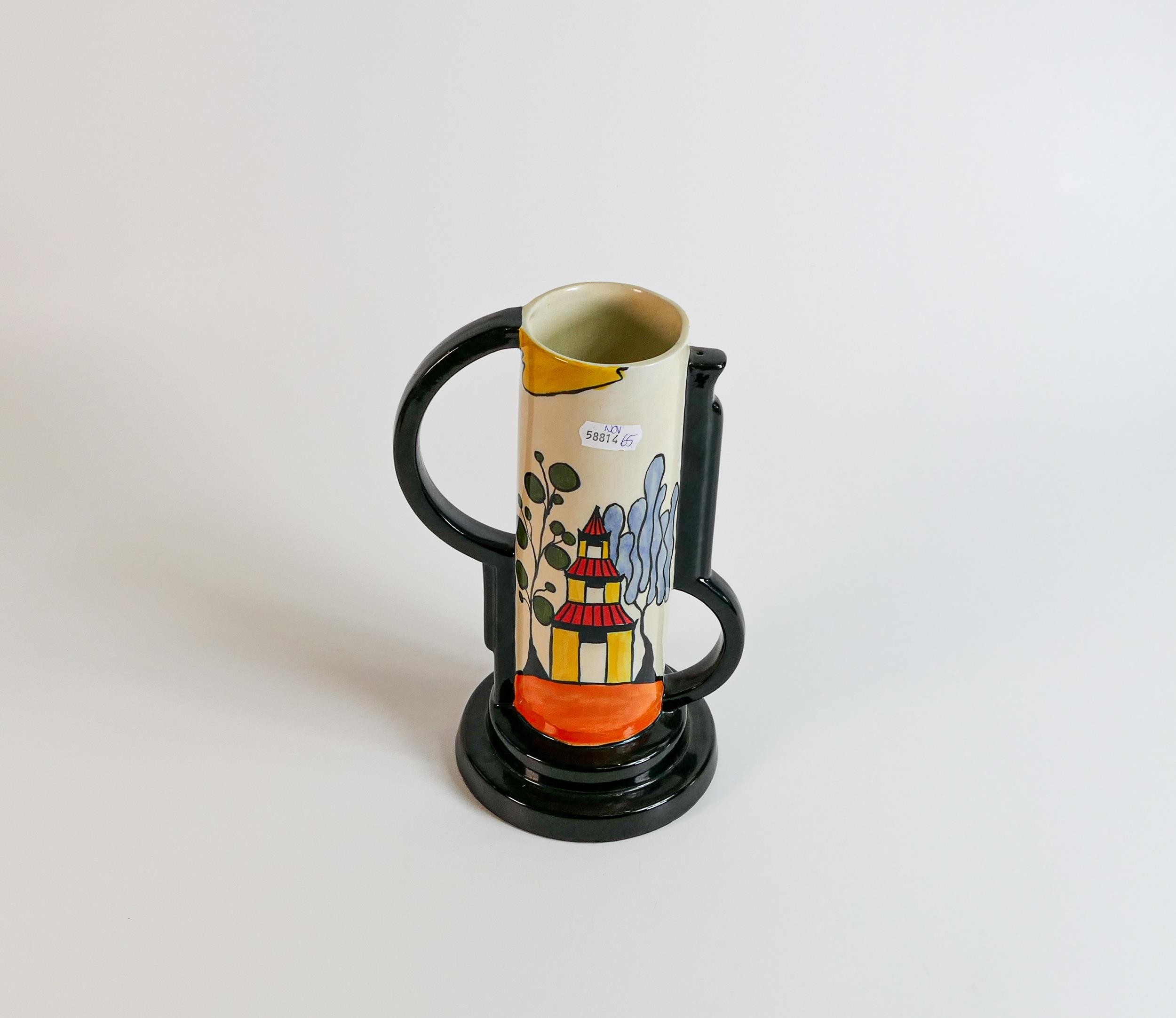 Lorna Bailey | Lorna Bailey large Pagoda Garden pattern tall thin jug ...
