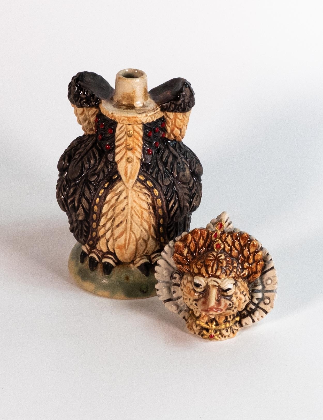 Andrew Hull | Burslem pottery Queen Elizabeth I Grotesque bird. Signed ...