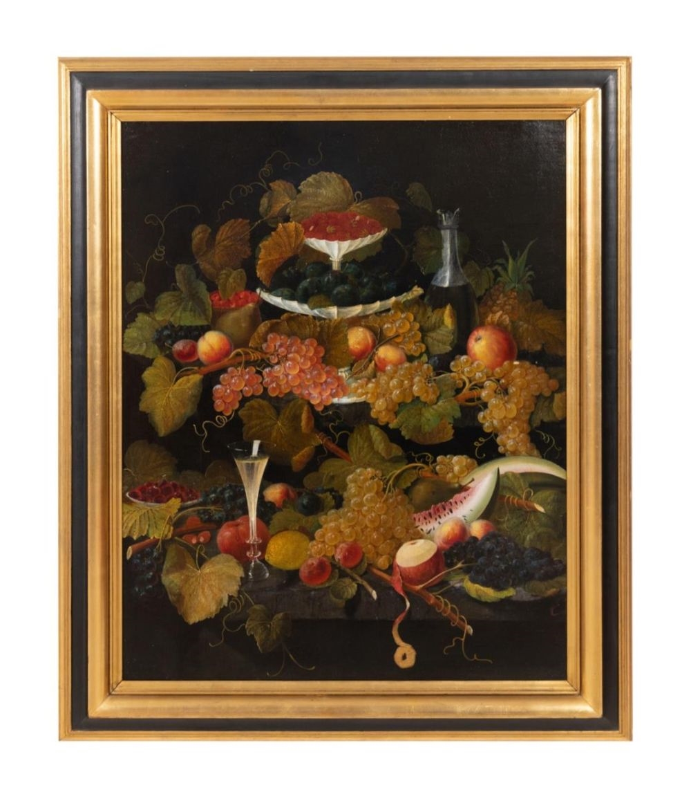 Severin Roesen | FRUIT FLORAL STILL LIFE | MutualArt