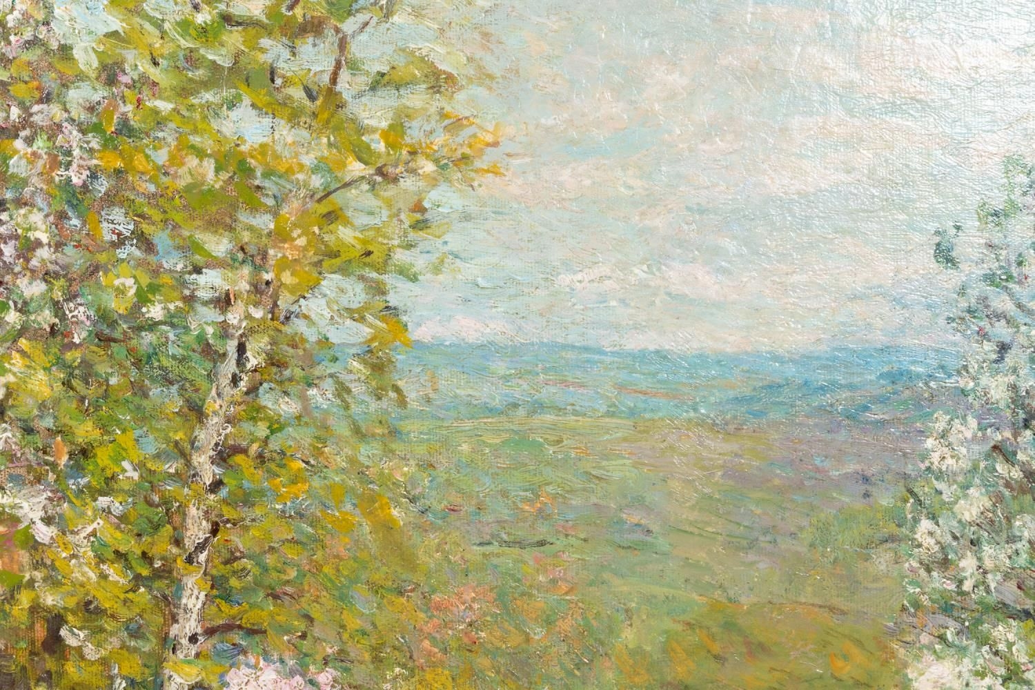 John J. Enneking | SPRING LANDSCAPE O/CB, John Joseph Enneking ...