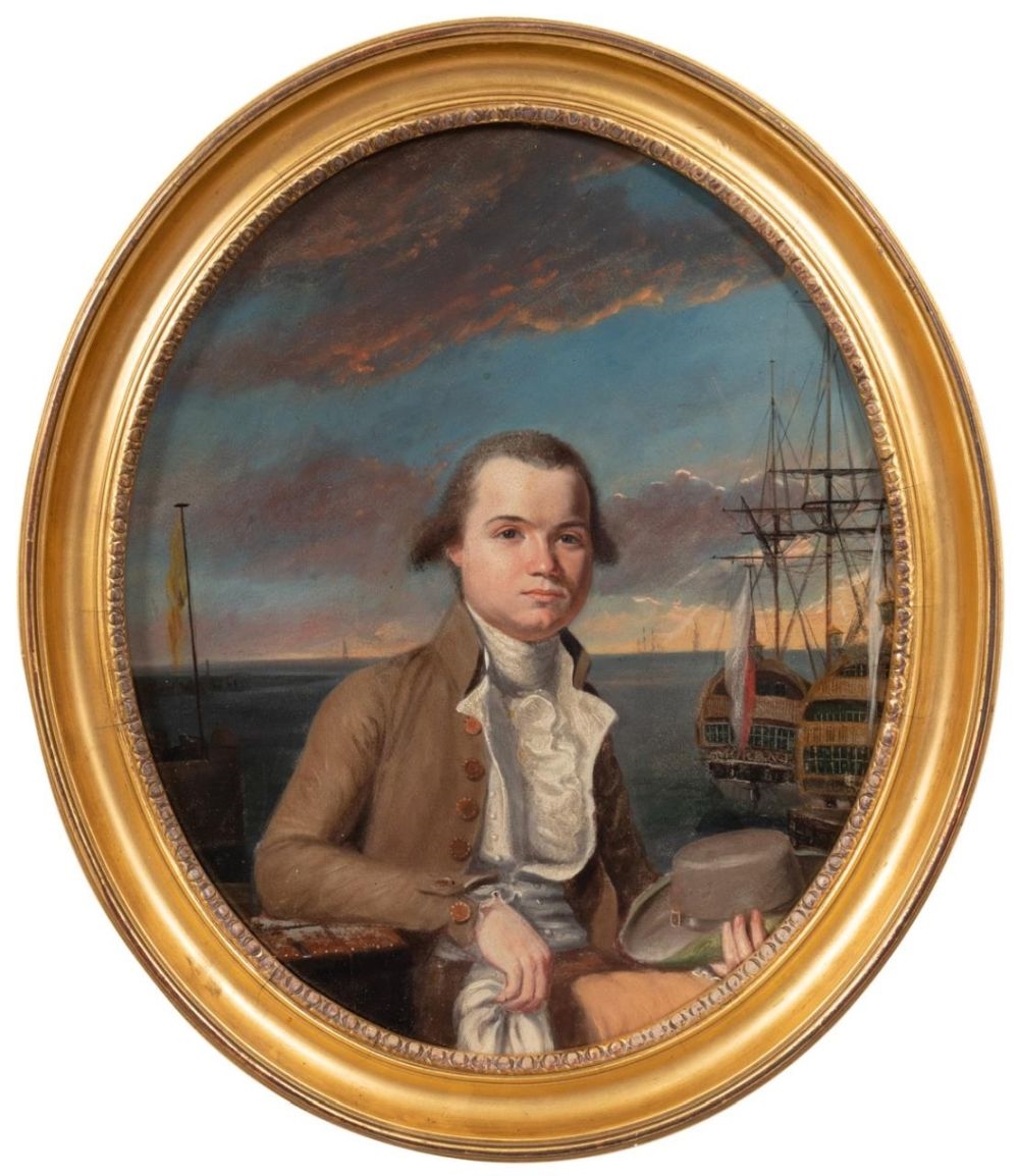James Sharples | OVAL SHIP MERCHANT & WIFE PORTRAITS (18) | MutualArt