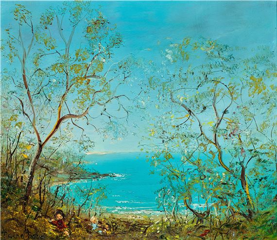 David Boyd | Children Playing on the Foreshore | MutualArt