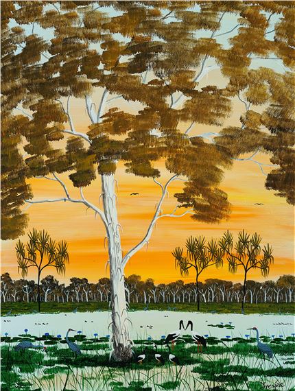 Percy Trezise | Dancing Brolgas | MutualArt