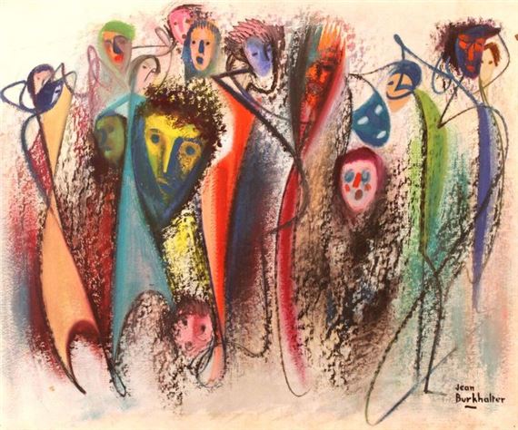 Jean Burkhalter | 75 x 90cm (Circa 1965) | MutualArt