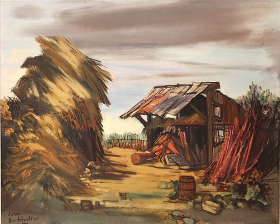 Jean Burkhalter | 79 x 98cm (Circa 1955) | MutualArt