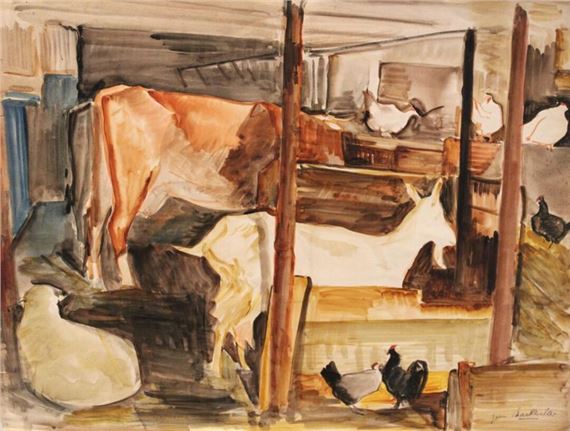 Jean Burkhalter | Etables Les Rousses, Jura, 1928 (1928) | MutualArt