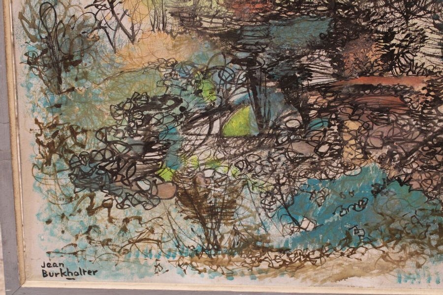 Jean Burkhalter | 49 x 64cm (Circa 1960) | MutualArt
