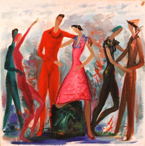 Jean Burkhalter | 68 x 68 (Circa 1965) | MutualArt
