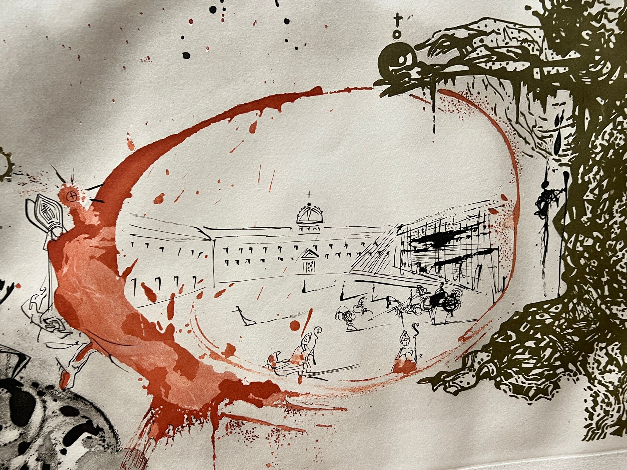 Salvador Dalí | Salvador Dali 1904-1989 Vision du Paradis original ...