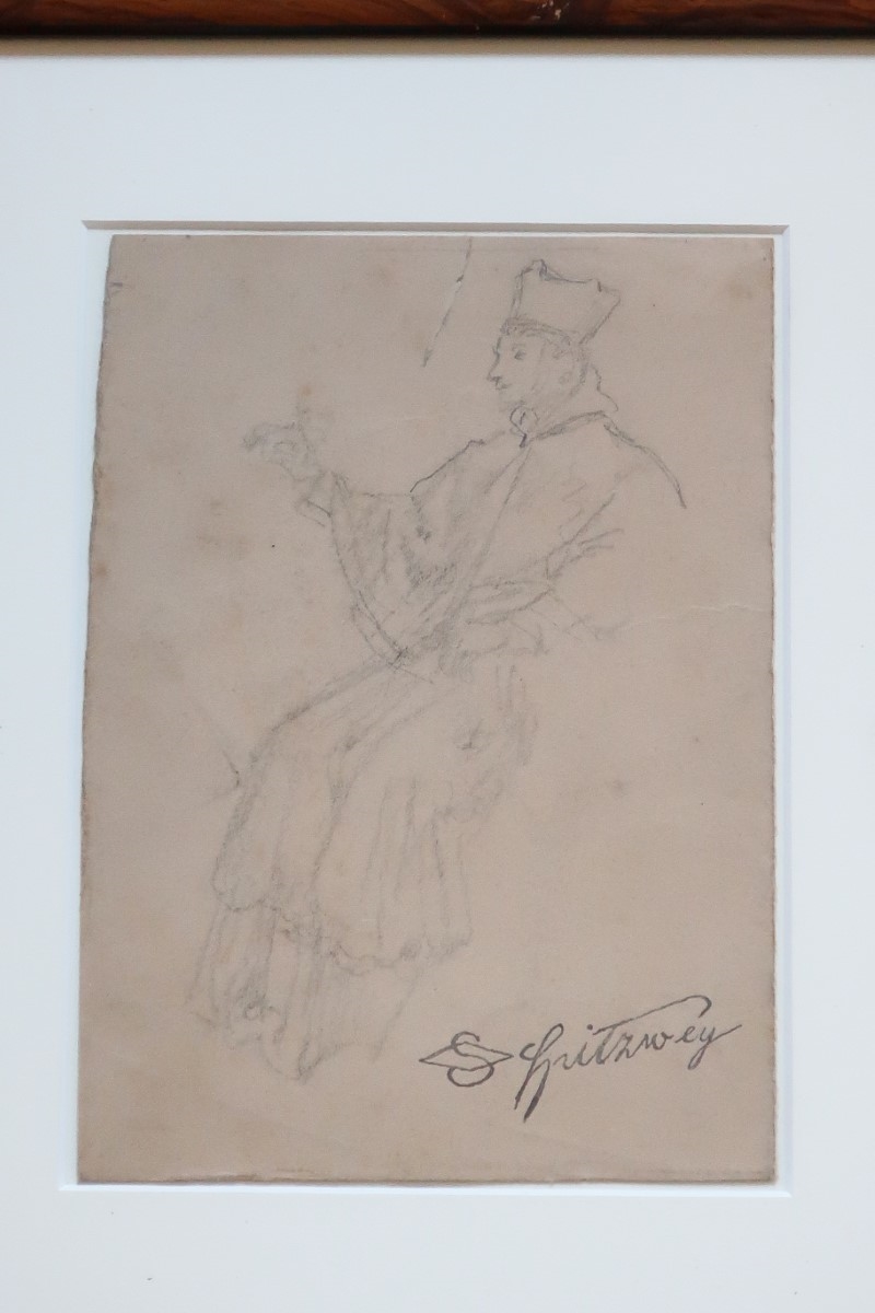 Carl Spitzweg | Carl Spitzweg (1808-1885) Study of a Dignitary | MutualArt