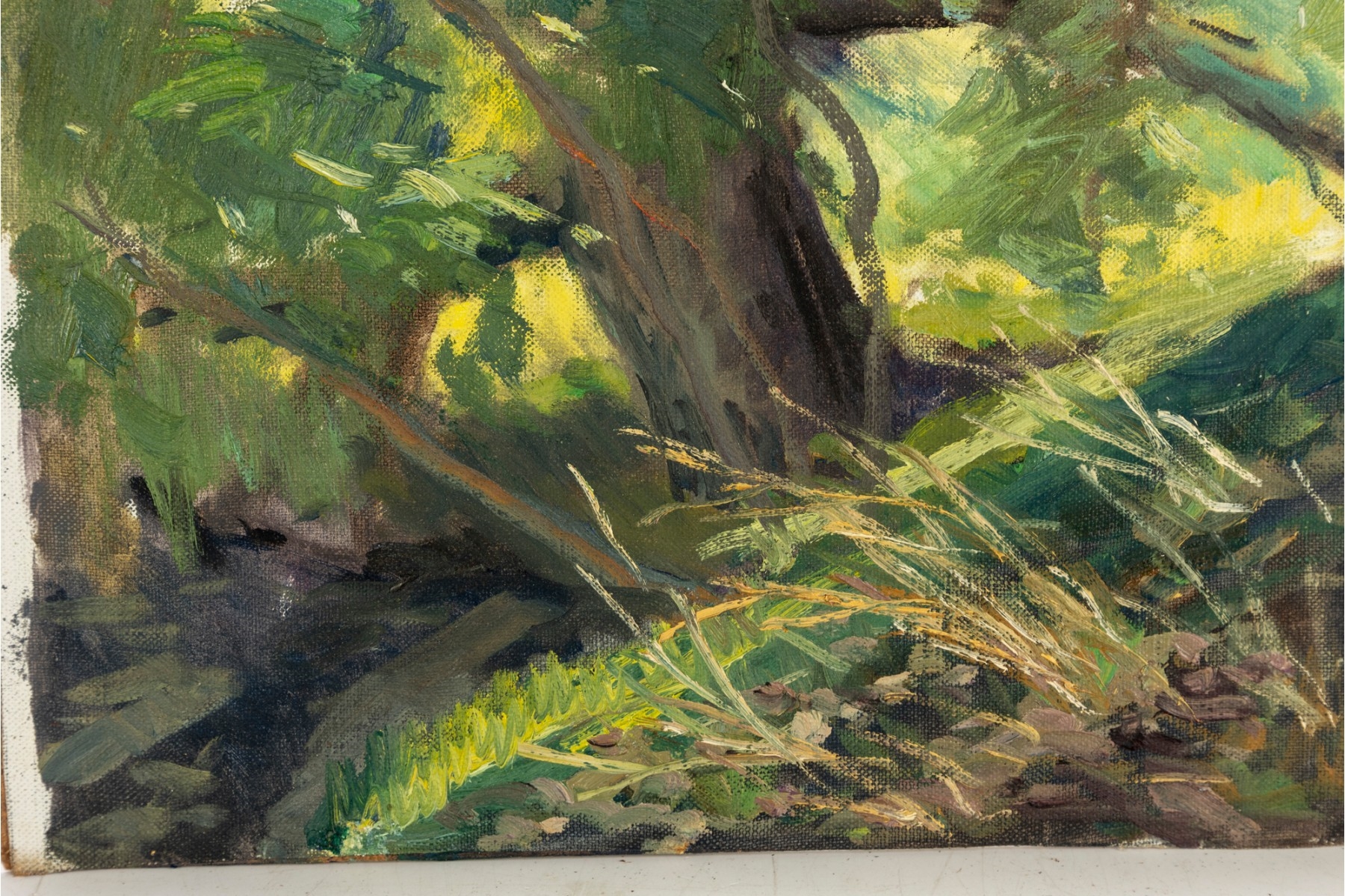 William Alexander Drake | Oil On Mason Board Forest Landscape ...