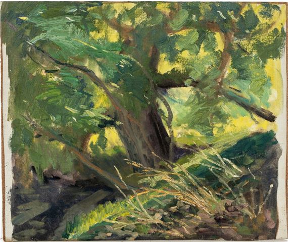 William Alexander Drake | Oil On Mason Board Forest Landscape ...