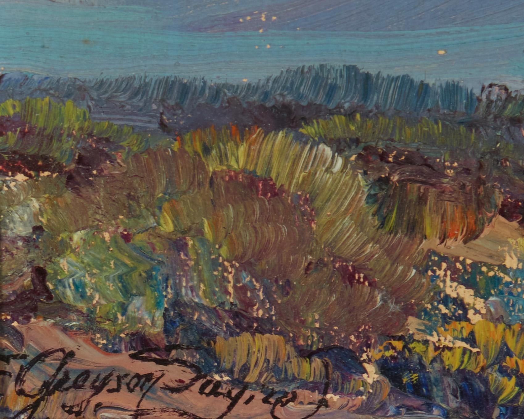 Fred Grayson Sayre | Cowboys riding in a desert landscape | MutualArt