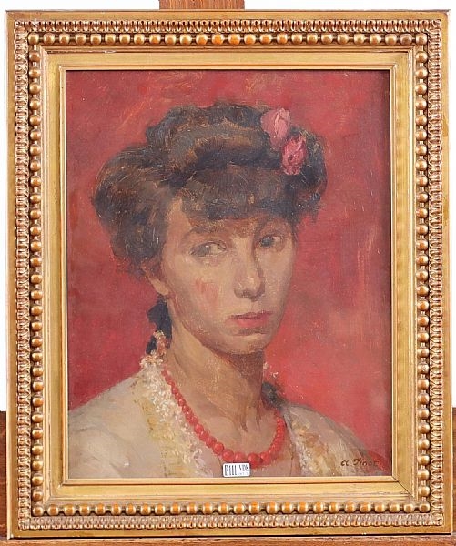 Albert Pinot | Portrait de la reine des belges Elisabeth | MutualArt