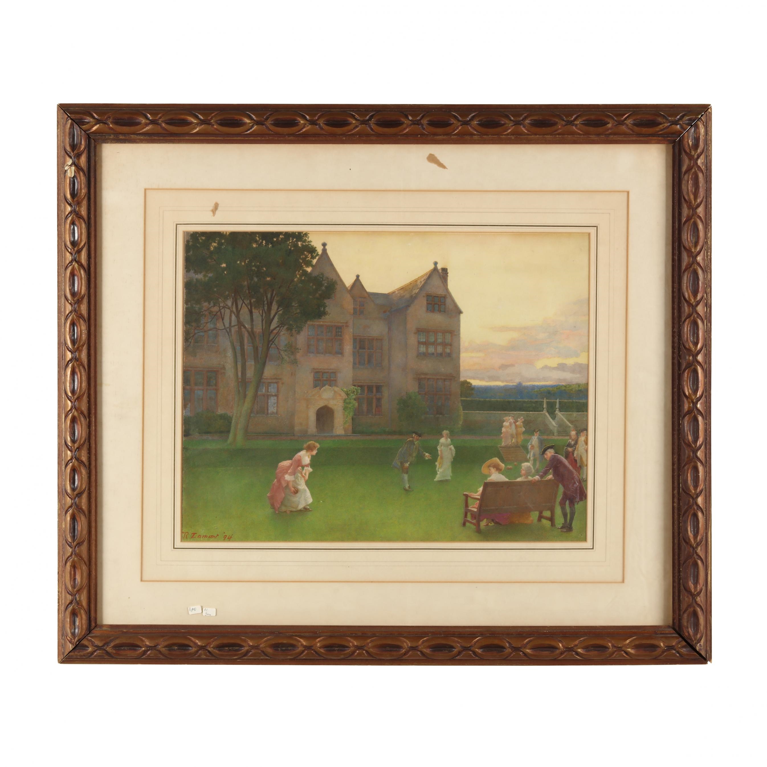 Thomas Reynolds Lamont | Lawn Bowling (1894) | MutualArt