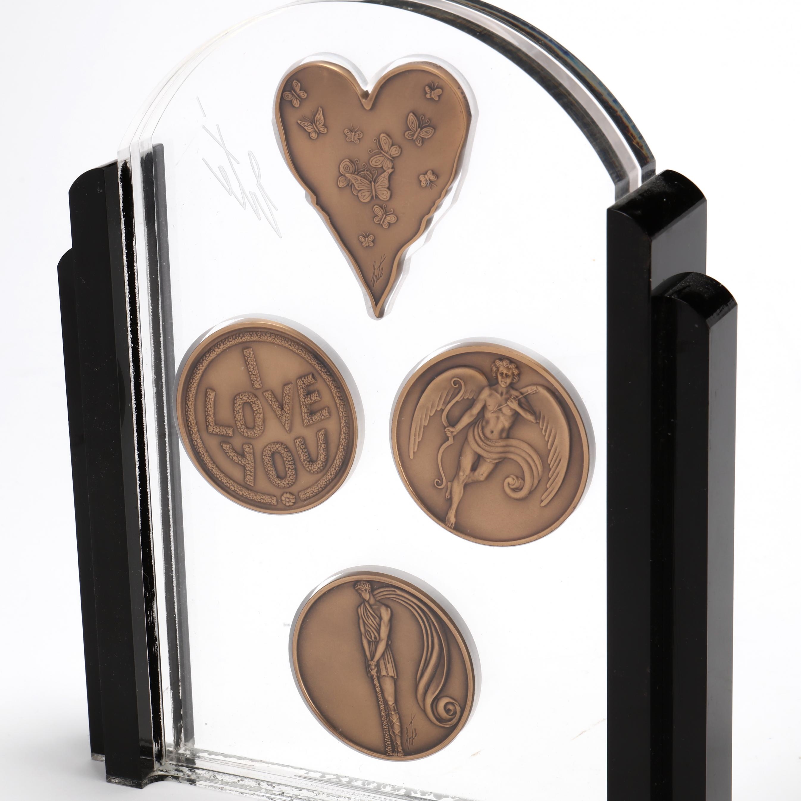 Erté | Group Of Nine Bronze Medallions | MutualArt