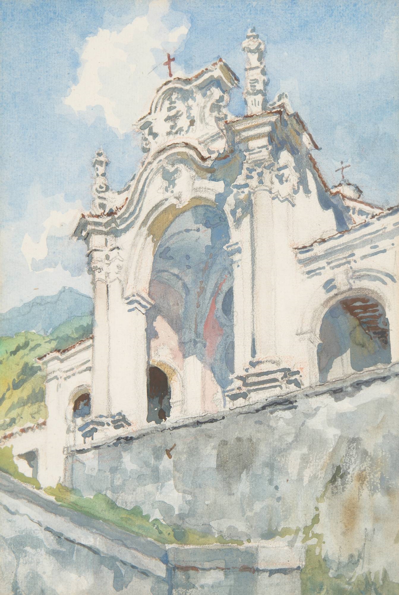 Alexandre Nikolaïevitch Benois | Church near Lugano | MutualArt