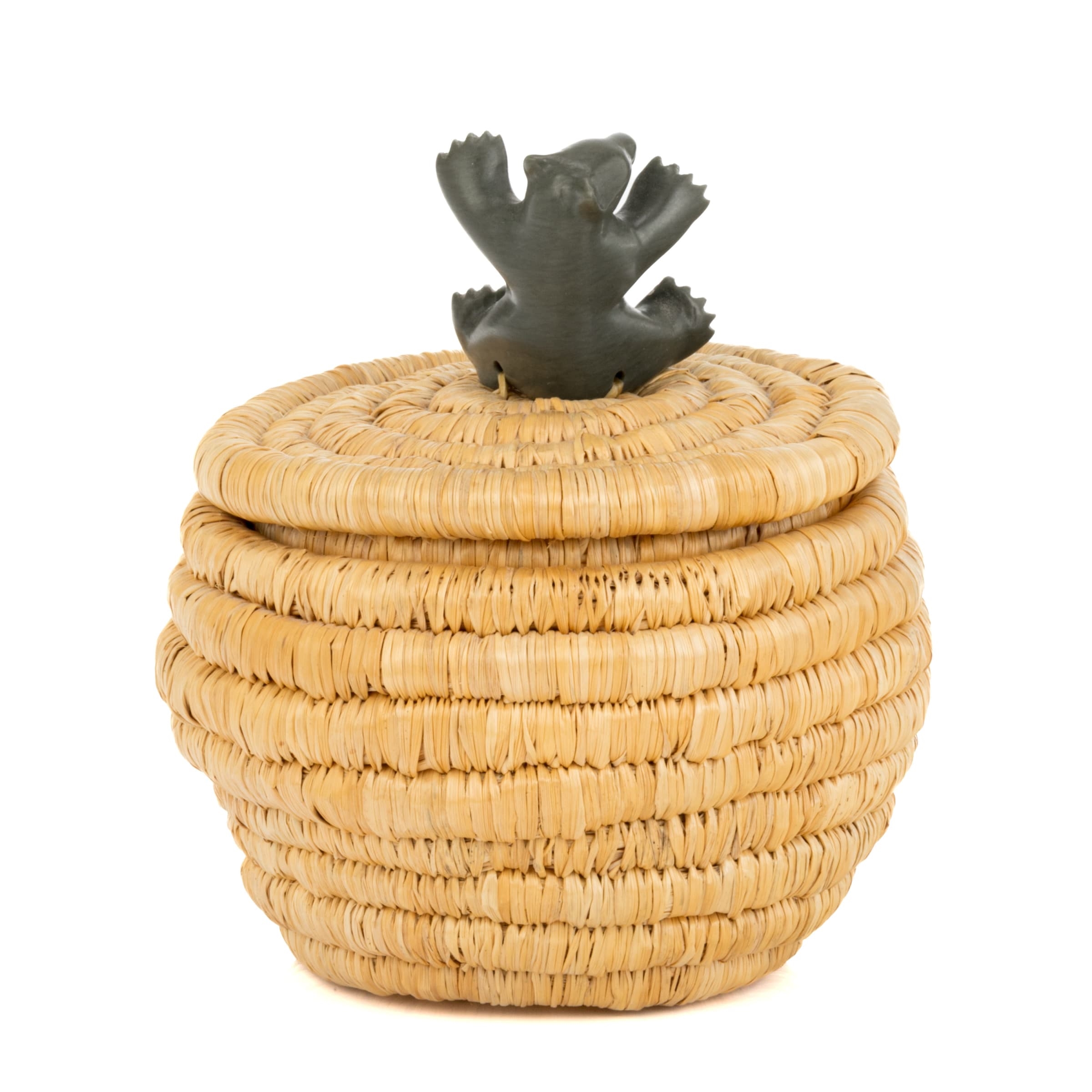 Lucy Kumarluk | Basket with Polar Bear Cub Knop (2009) | MutualArt