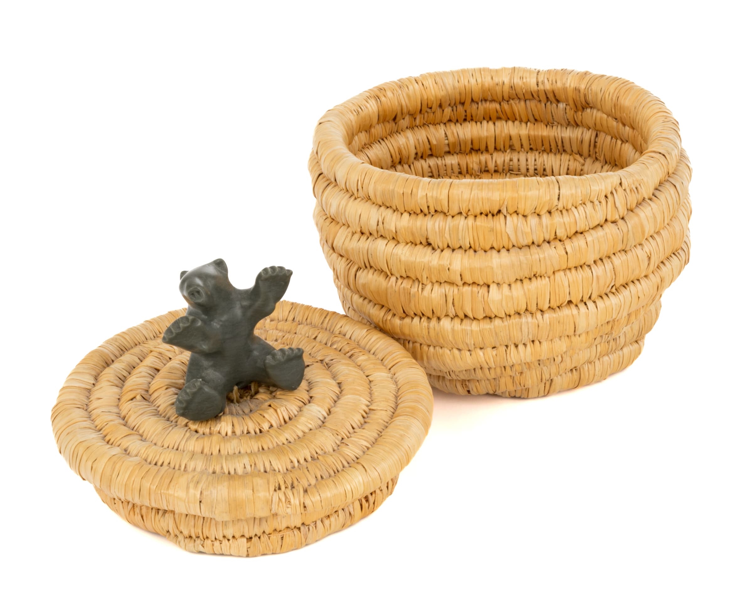 Lucy Kumarluk | Basket with Polar Bear Cub Knop (2009) | MutualArt