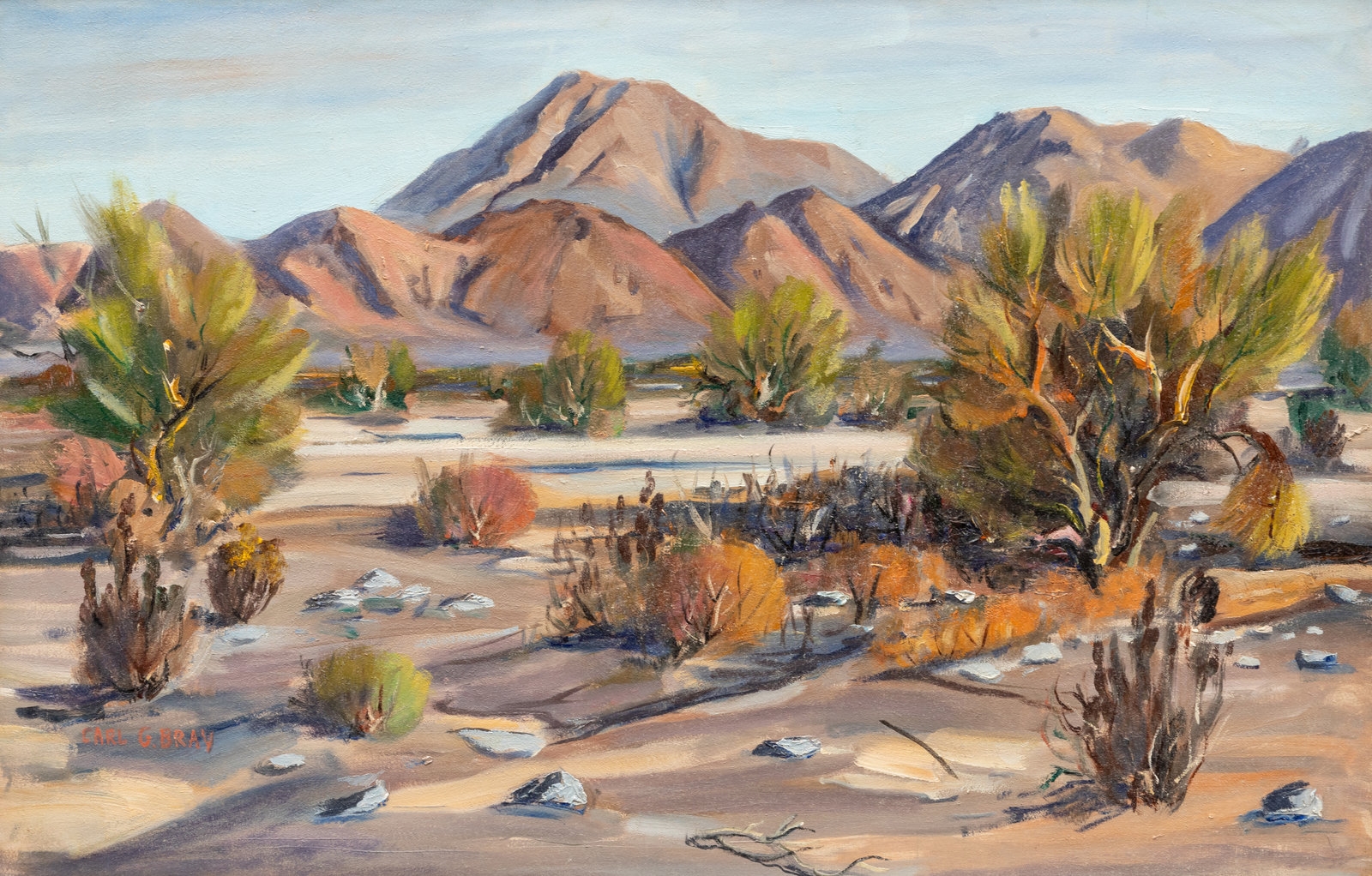 Carl Glen Bray | Desert Landscape | MutualArt