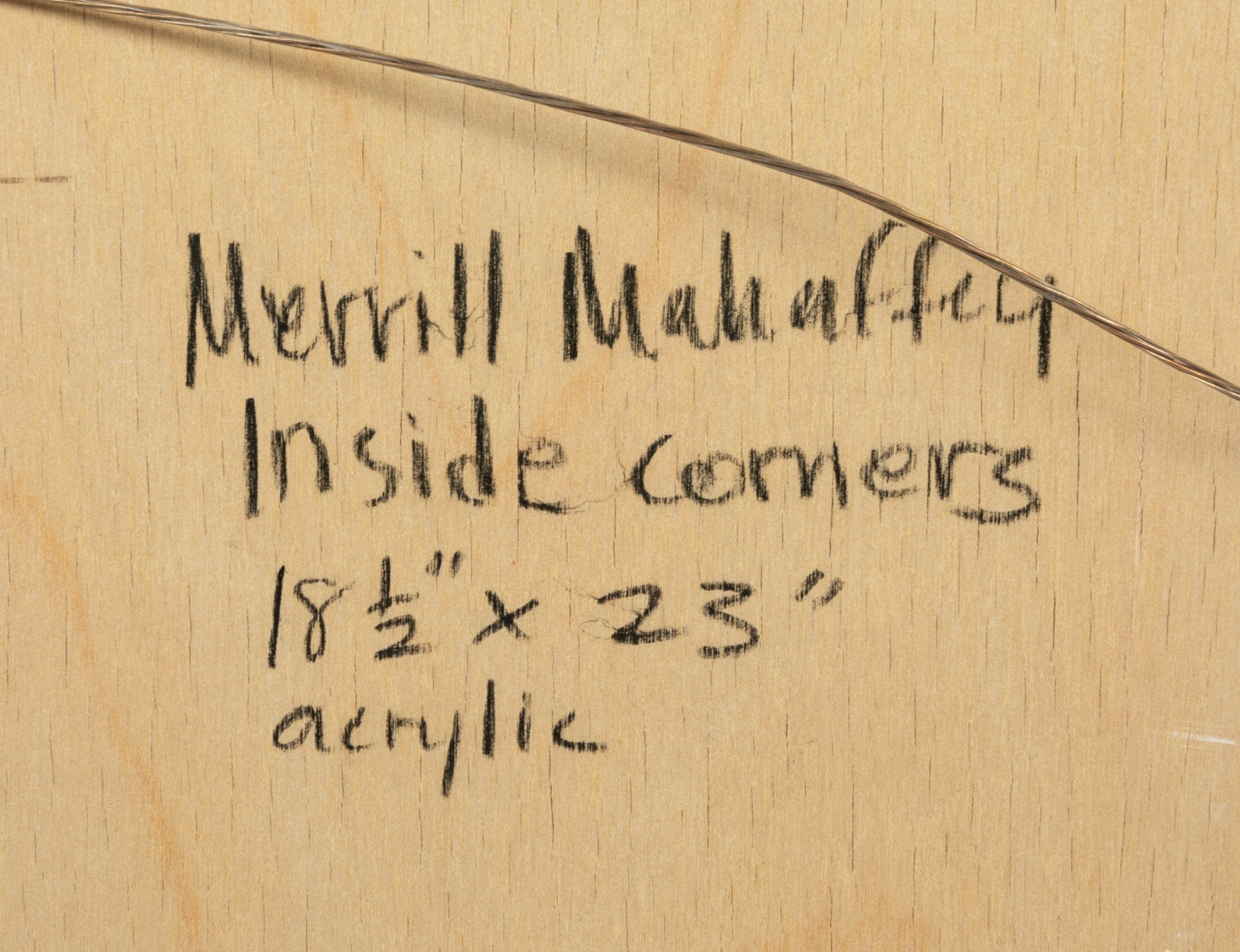 Merrill Mahaffey | Inside Corners | MutualArt