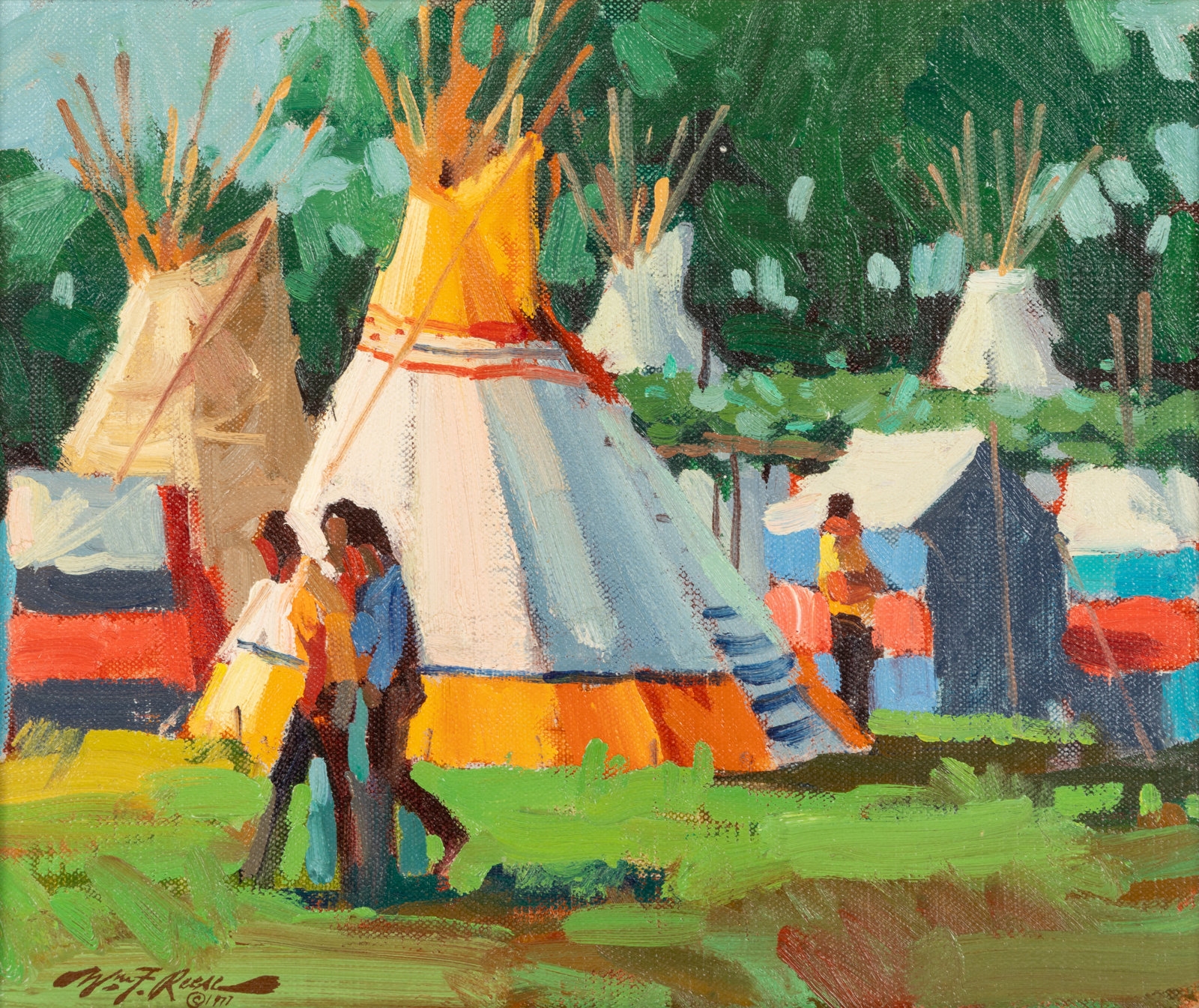 William F. Reese | Golden Aspens, Icicle Canyon | MutualArt