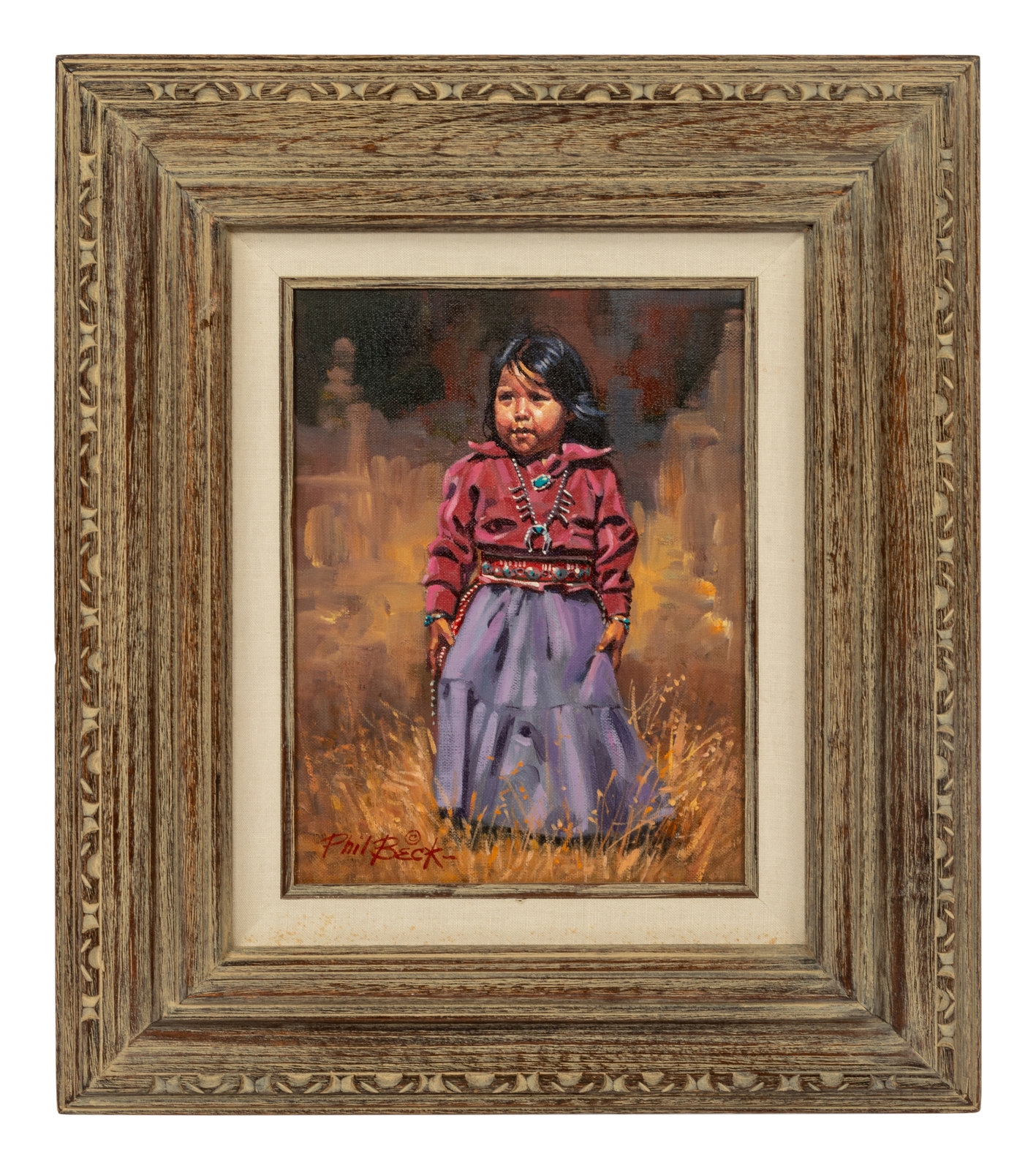 Phil Beck | Navajo Girl | MutualArt