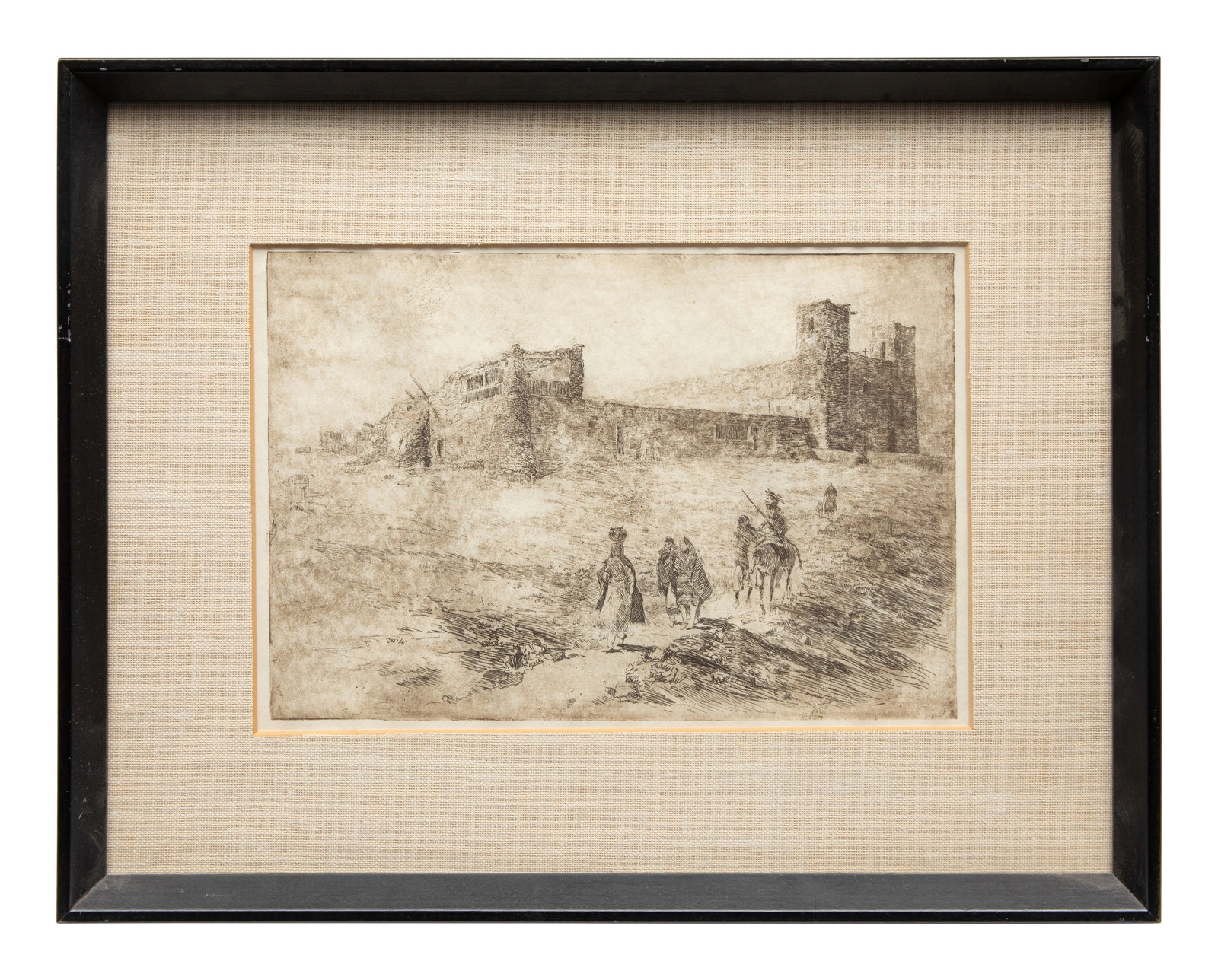 Edward Borein | Church at Acoma | MutualArt