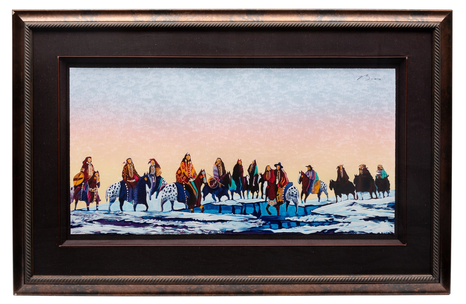 Earl Biss | Turn of the Century Indians with New Hats and Old Hats (State I) | MutualArt