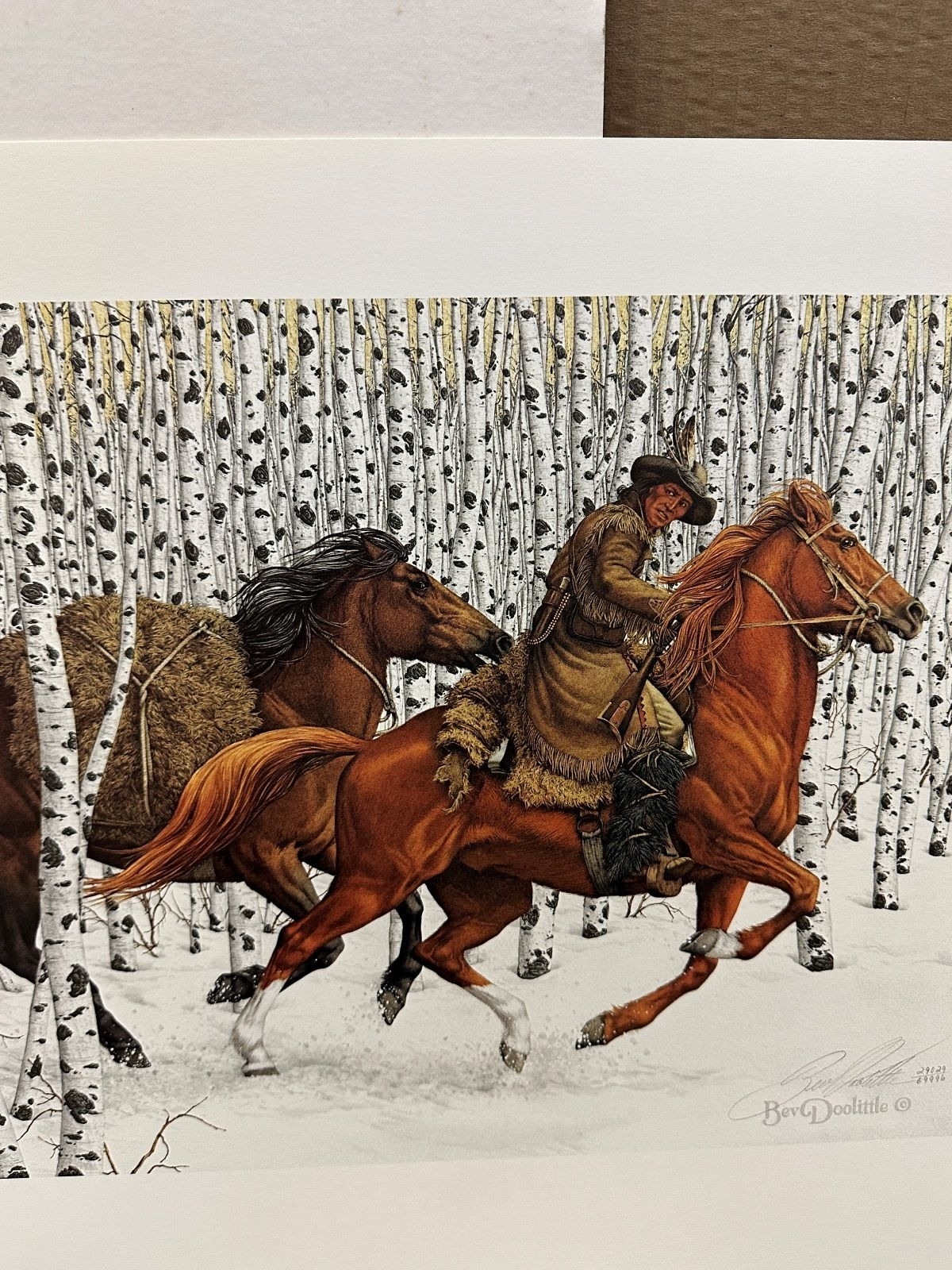 Bev Doolittle | Bev Doolittle Lithograph Sacred Ground: Numbered 29029/ ...