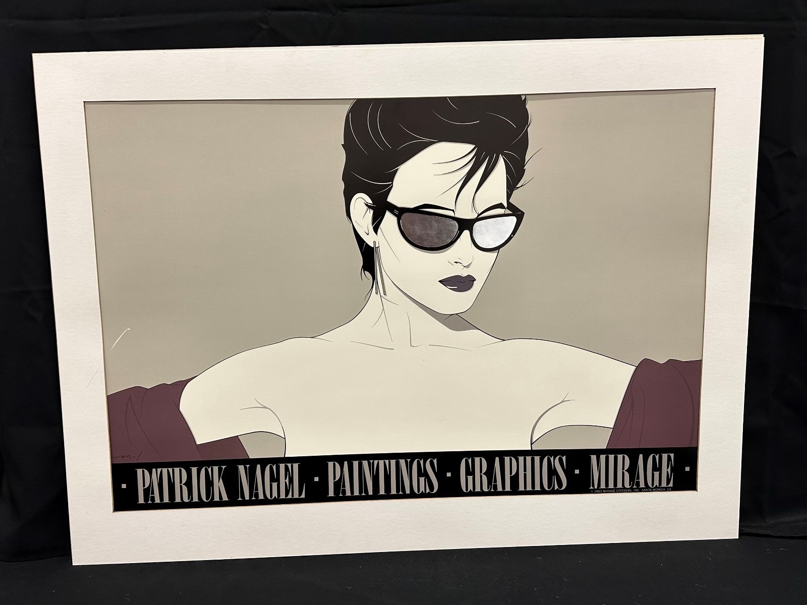 Patrick Nagel | Patrick Nagel Graphics Mirage 1983 Edition Poster ...