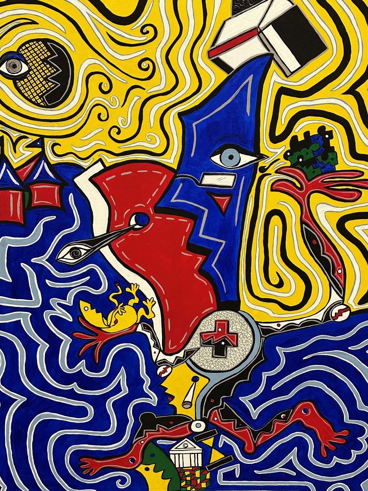 Lisa Weiser | Lisa Weiser Original Acrylic on Canvas The Physician ...