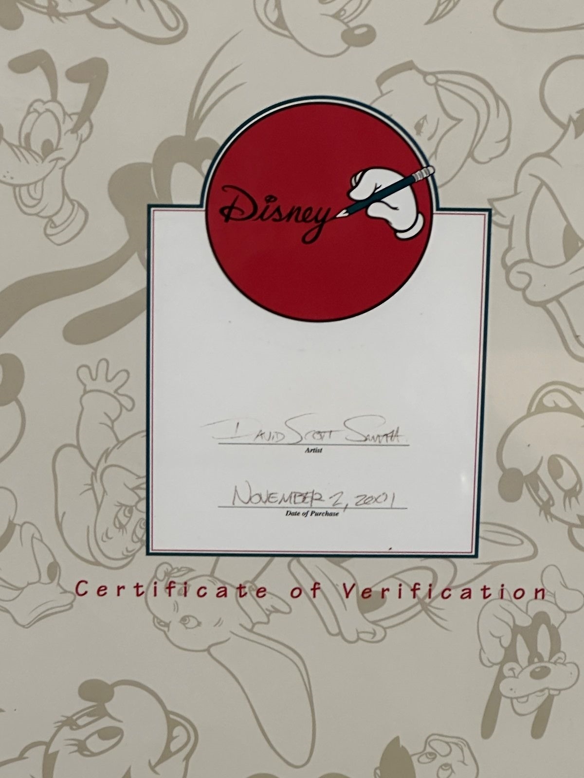 David Scott | 2001 Artist Signed Pinocchio Drawing Signed by David ...