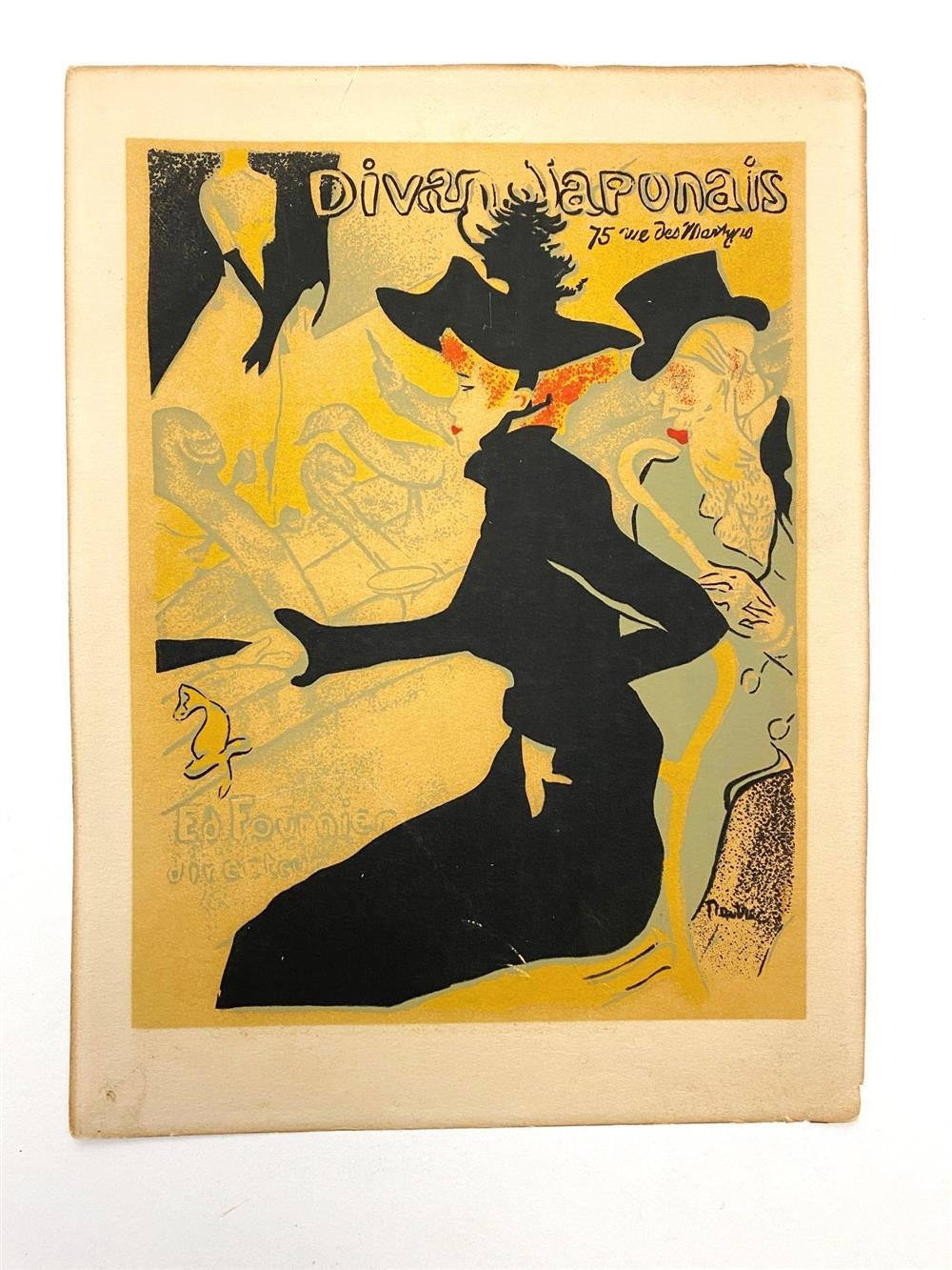 Henri de Toulouse-Lautrec | Four Silkscreen Print Art Nouveau Mini ...