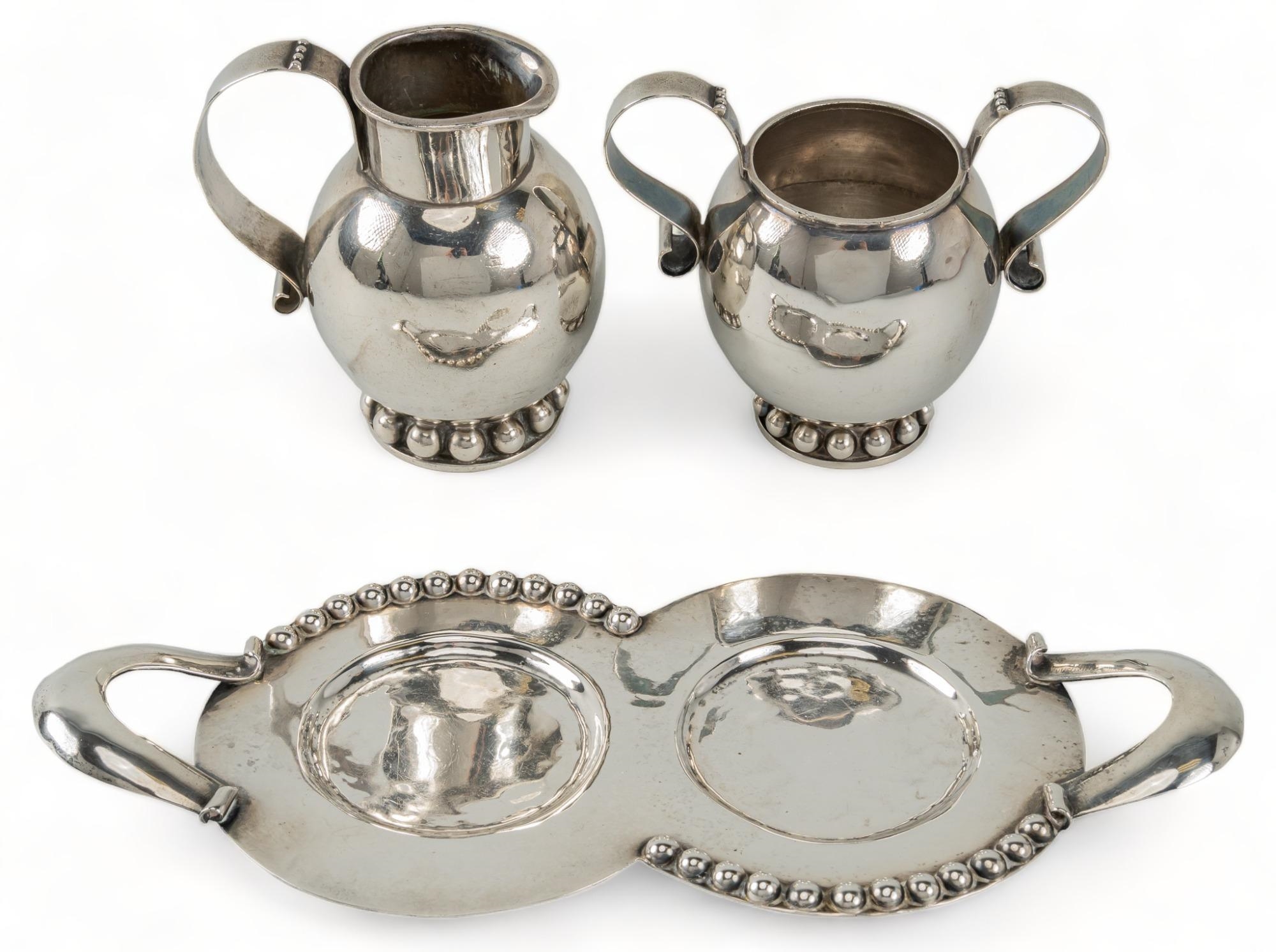 Los Castillo | Los Castillo Sterling Silver Creamer and Waste Bowl ...