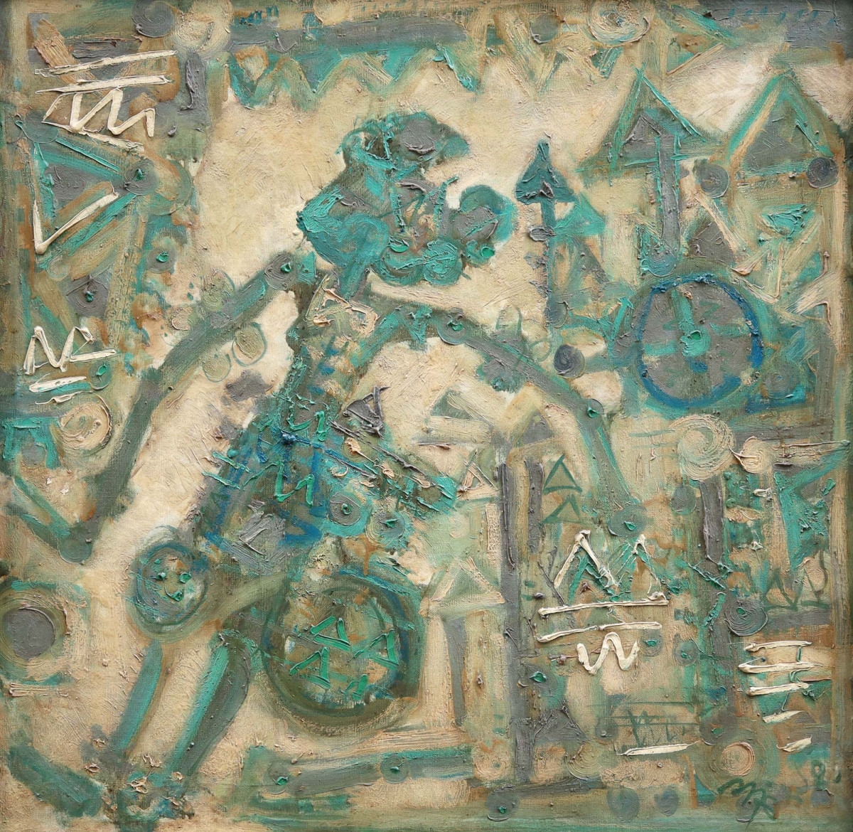 Nyoman Gunarsa | Potret Lelaki (1973) | MutualArt